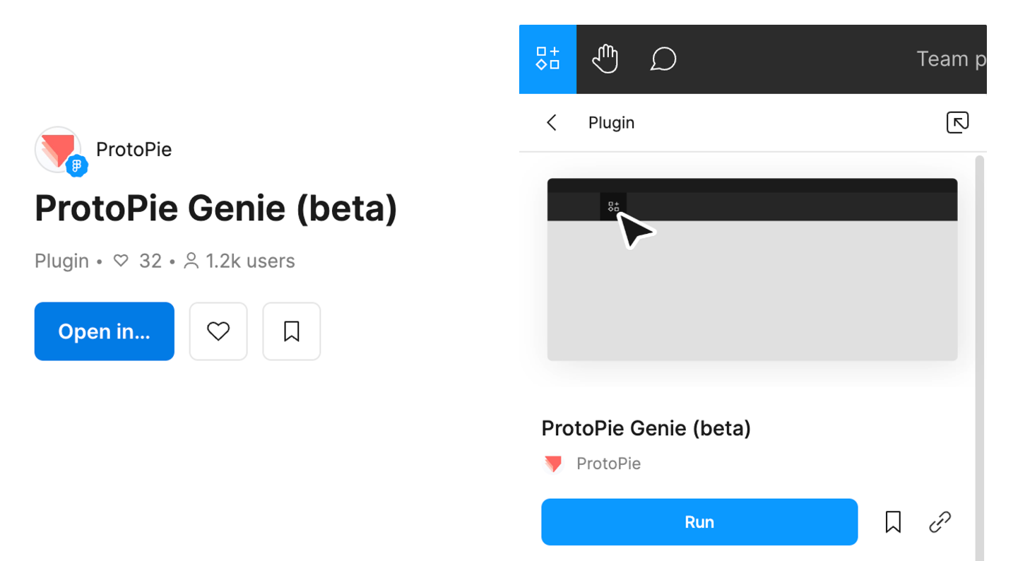 ProtoPie Genie | Import | ProtoPie Guide